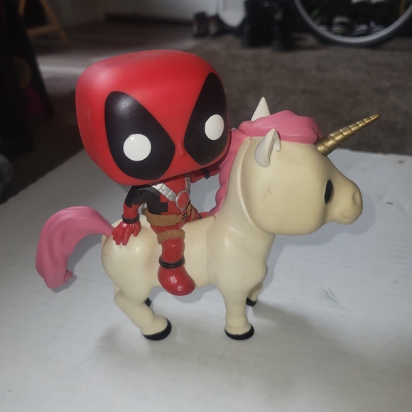 Funko | Toys | Marvel Deadpool On Pony Bobblehead Figure Unique Funny ...